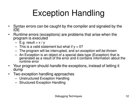 Ppt Effective Debugging Techniques How To Find And Fix Bugs