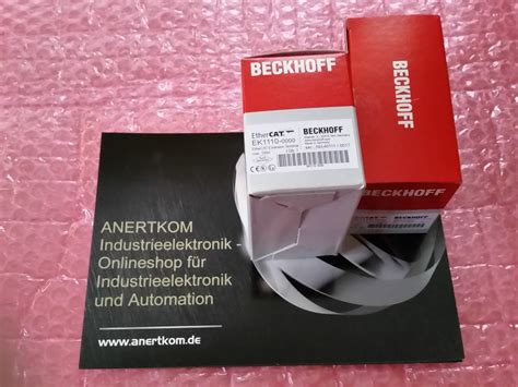 Beckhoff EtherCAT Extension EK1110 Andre Ertel ANERTKOM Industrial Electronics And Automation
