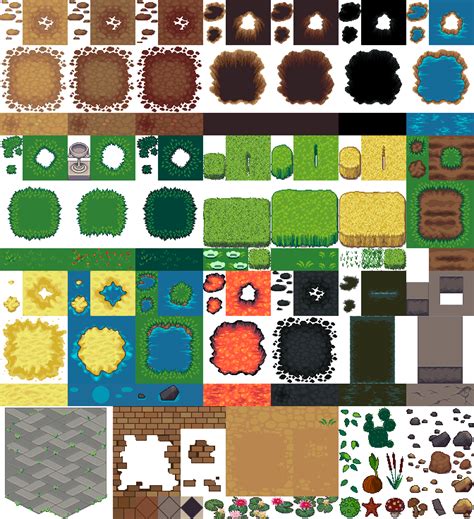 Terrain Tileset Characters Video Games Sprites Gaming Android