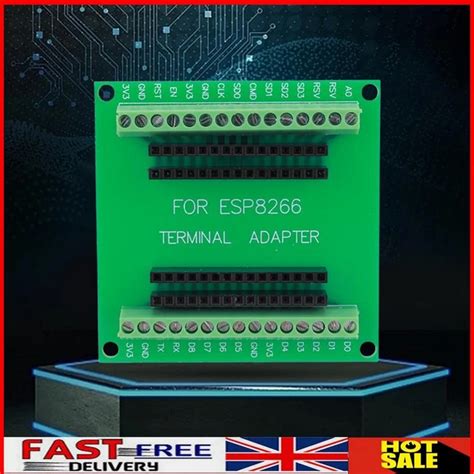 Esp8266 Breakout Board Gpio Terminal Screw Board For Esp8266 Esp 12e Nodemcu £478 Picclick Uk