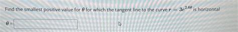 Solved Find the smallest positive value for θ for which the Chegg