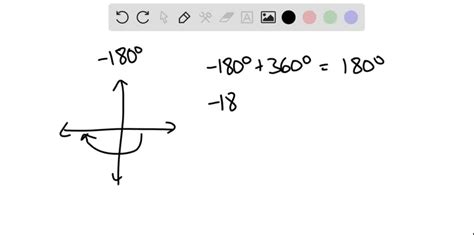solved sketch angle in standard position draw an arrow representing