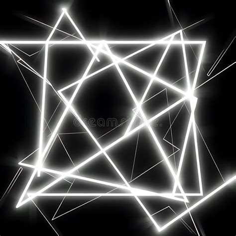 Interlocking Triangle Pattern With A Contemporary Look Stock