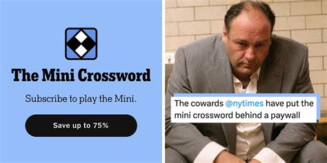 Nyt Puts Mini Crossword Behind Paywall Fans Revolt