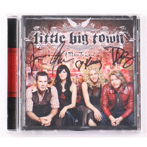 Little Big Town Signed A Place To Land Cd Album Cover Signed By Karen