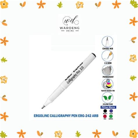 Jual Artline Ballpoint Calligraphy Pens Arabic Ek 242 Arb Shopee