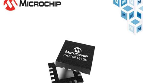 now at mouser microchip pic16f18x mcus optimized for sensor node