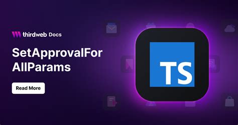 Setapprovalforallparams Typescript Sdk