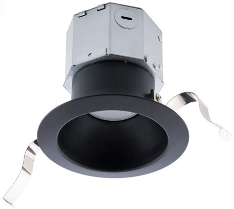 Wac Lighting R4drdr F9cs Bk Pop In Modern Black Led Recessed Light