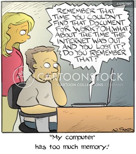 Random Access Memory Cartoons And Comics Funny Pictures From CartoonStock
