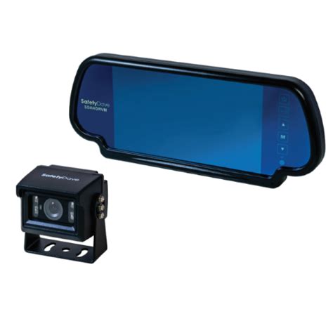 Rv Canopy Kit Monitor 7 Inch Mirror Camera Mini Square Black 45° Ahd Safety Dave