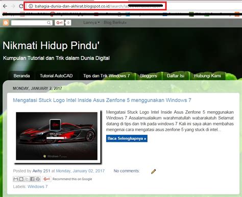 Cara Cepat Membuat Menu Tab Atau Menu Bar Pada Blog Website InfoKom 251