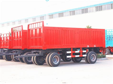 2 Axle Low Bed Dolly Trailer With Turntable For Sale China
