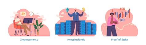 Premium Vector Isolated Vector Elements With Characters Doing Efficient And Decentralized