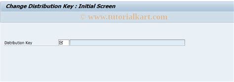 GP32 SAP Tcode Change Distribution Key