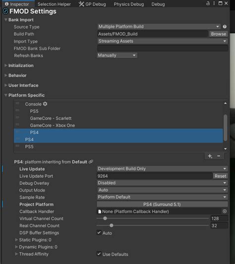 Help Banks Not Loading I Think I Messed Up My Fmod Settings Unity Fmod Forums