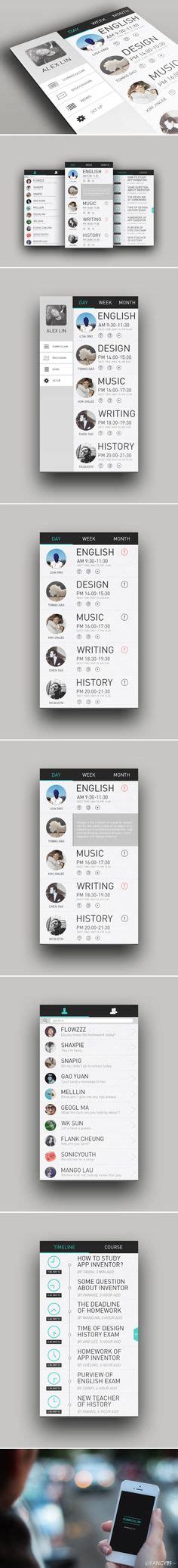 Mobile App Flat Design Ideas App Design App Mobile Design