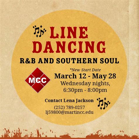 Line Dancing Class Explore Martin County Nc
