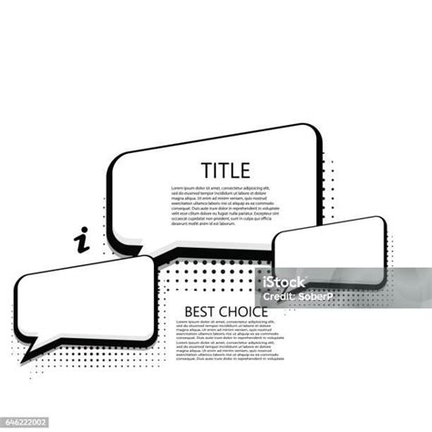 벡터 현대 하프톤 거품 연설 아이콘 비즈니스 및 기술 배경 0명에 대한 스톡 벡터 아트 및 기타 이미지 0명 대화 풍선 문자 기호 말하기 Istock