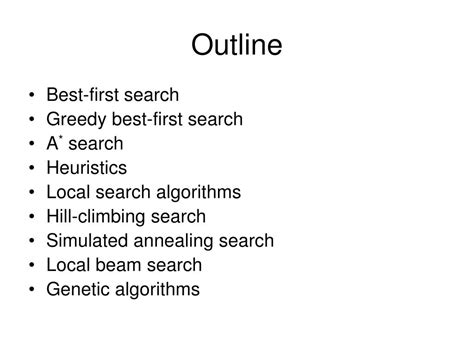 Ppt Informed Search Algorithms Powerpoint Presentation Free Download