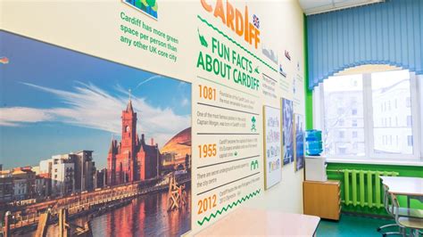 Оформление английских классов в начальной школе №1241