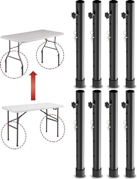 Herbert Fty 8 Pack Folding Table Risers For Folding Tables