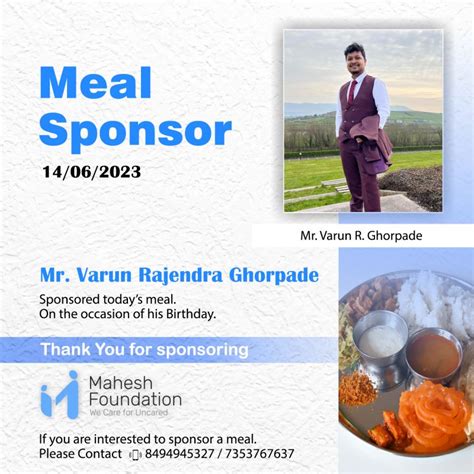 Mahesh Jadhav On Linkedin Maheshfoundation Wecareforuncared Support
