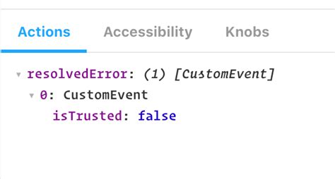 Missing Details On Custom Event Using Actions Addon Issue