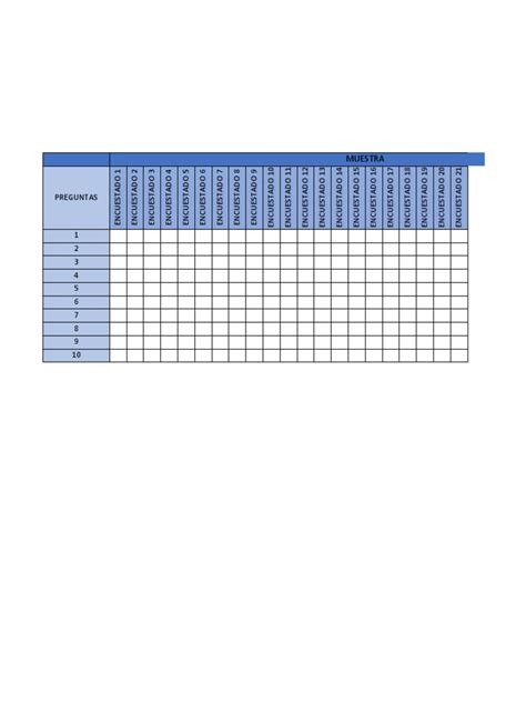 Matriz De Datos Pdf