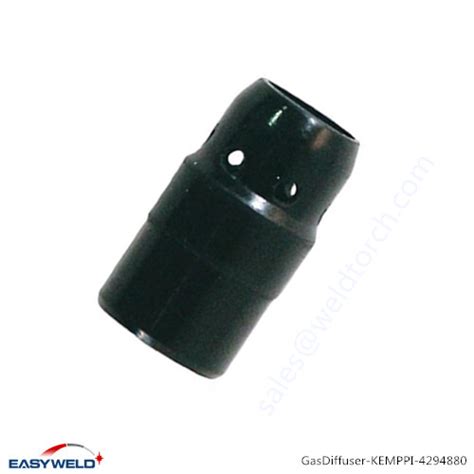 Black Gas Diffuser 4294880 Kemppi Pmt27 Pmt32 Mig Welding Gun Consumable