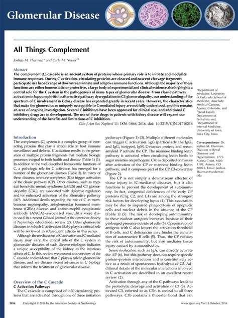 Edgar V Lerma 🇵🇭 On Twitter All Things Complement Ca 2016 From Cjasn Kdigocomplement 🇮🇹