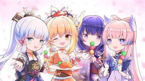 Baal Raiden Shogun Kamisato Ayaka Sangonomiya Kokomi Yae Miko Guuji Hd