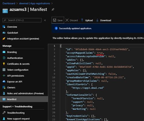 Add Samaccountname To Azure Ad Access Token Jwt With Claims Mapping Policy And Avoiding