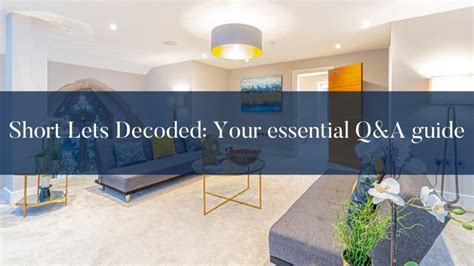 Short Lets Decoded Your Essential Qanda Guide James Waight Mrics Mnaea