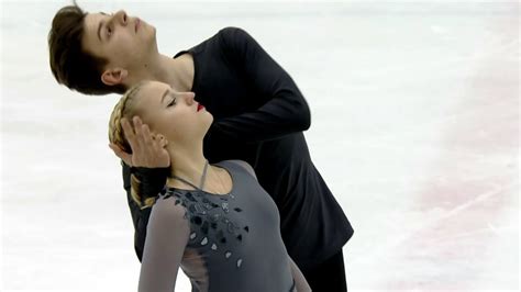 Евгения Лоскутова Андрей Шадерков Короткая программа Пары Юниоры Москва Гран при России