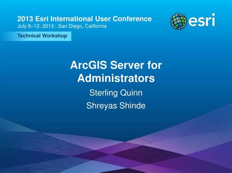 Ppt Arcgis Server For Administrators Powerpoint Presentation Free