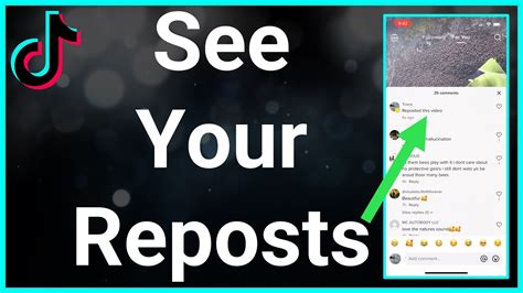 How To See Your Reposts On TikTok YouTube