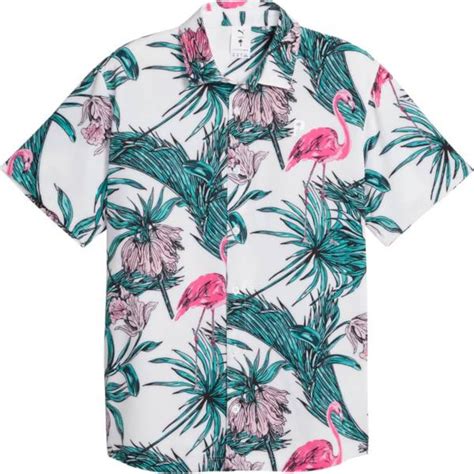 Puma X Ptc Print Button Down Golf Equipment Clubs Balls Bags