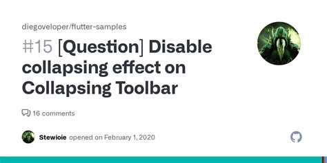 Question Disable Collapsing Effect On Collapsing Toolbar · Issue 15