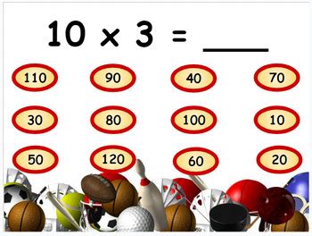 Multiply By Fact Review By Rise Up Resources TPT