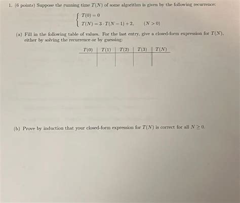 Solved T T N T N N A Fill In The Chegg Com
