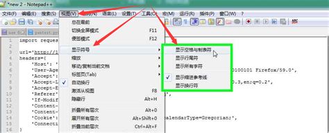 notepad 自动对齐使用空格代替tab并将空格显示为小点 notepad设置空格为点 csdn博客