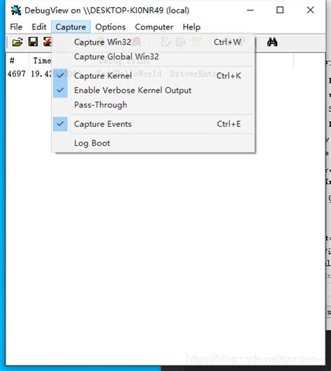 Debugview配置显示kdprintex调试信息enable Verbose Kernel Output Csdn博客