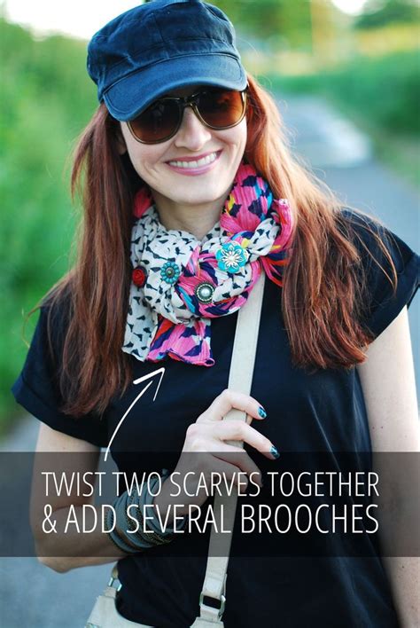 How To Wear Two Scarves Together At Debra Schaper Blog