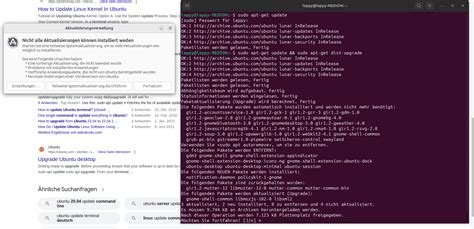 Cant Install Updates On Fresh Installationubuntu Wants To Uninstall
