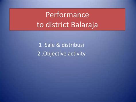 Performance Ppt