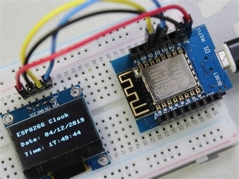 Very Simple Micropython Esp8266esp 12 Web Clock Arduino Sensoren