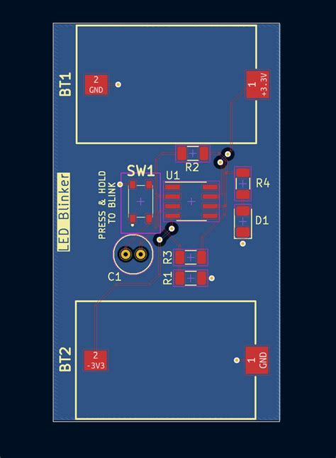 [review] Led Blinker Rc Relaxation Oscillator Schematic Pcb R Printedcircuitboard