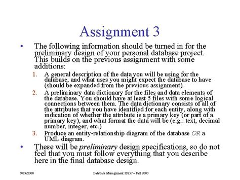 Database Design Logical Model And Normalization University Of