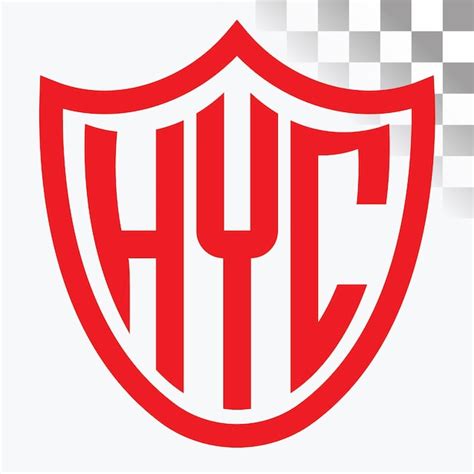 Premium Vector | HYC Letter Logo Design